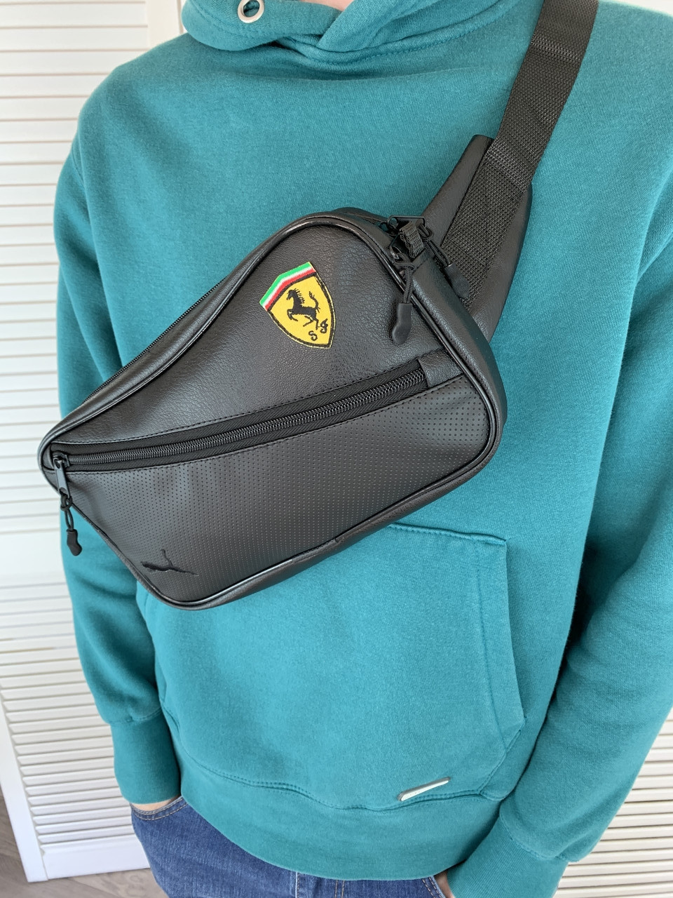 Бананка мужская через плечо Puma Ferrari Бананка мужская пума Сумка ...