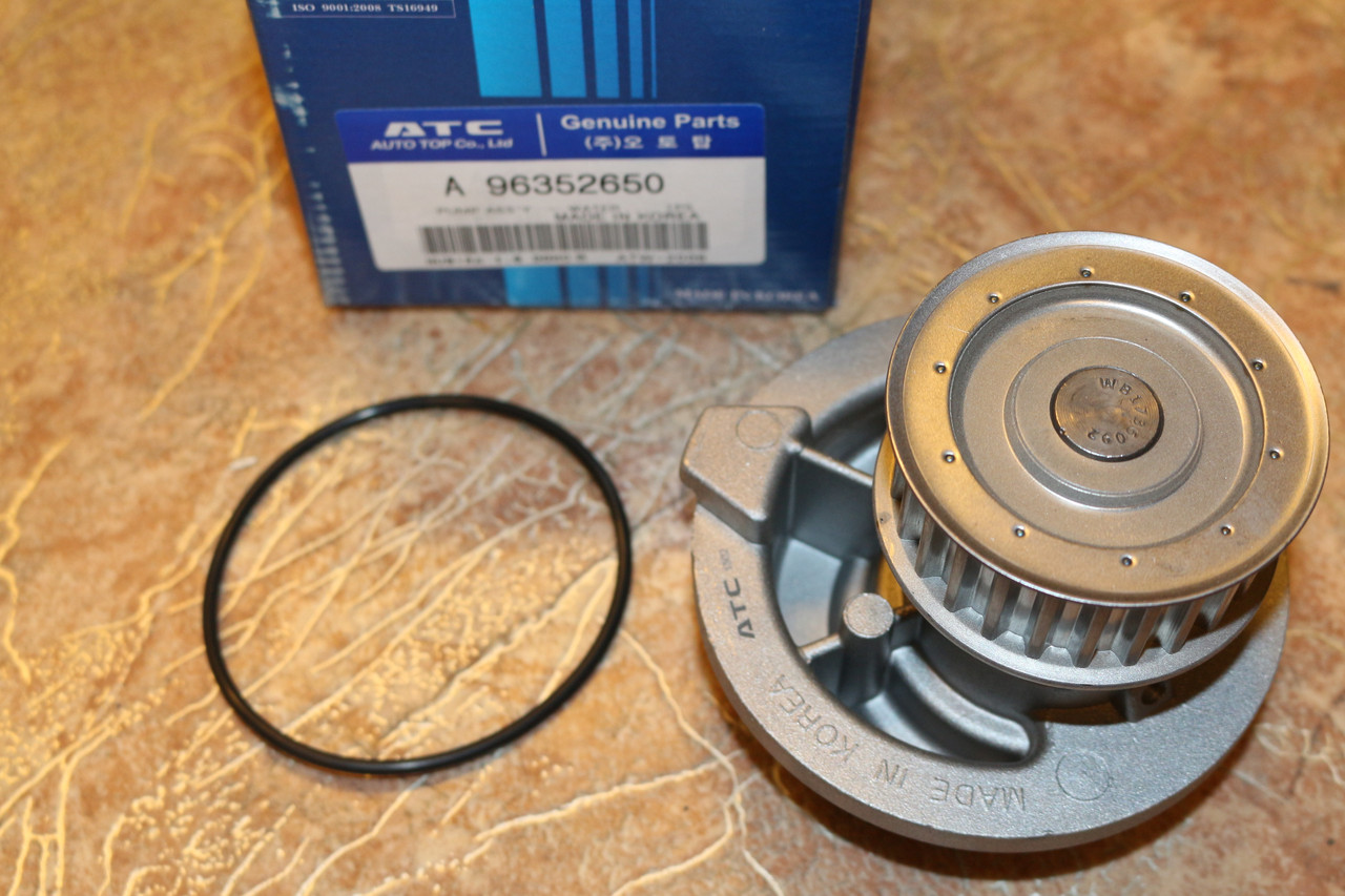 Помпа водяна Авео DOHC/Лачетті1.6/Нубіра1.6/Такума1.6 (KAP) 96352650/ ...