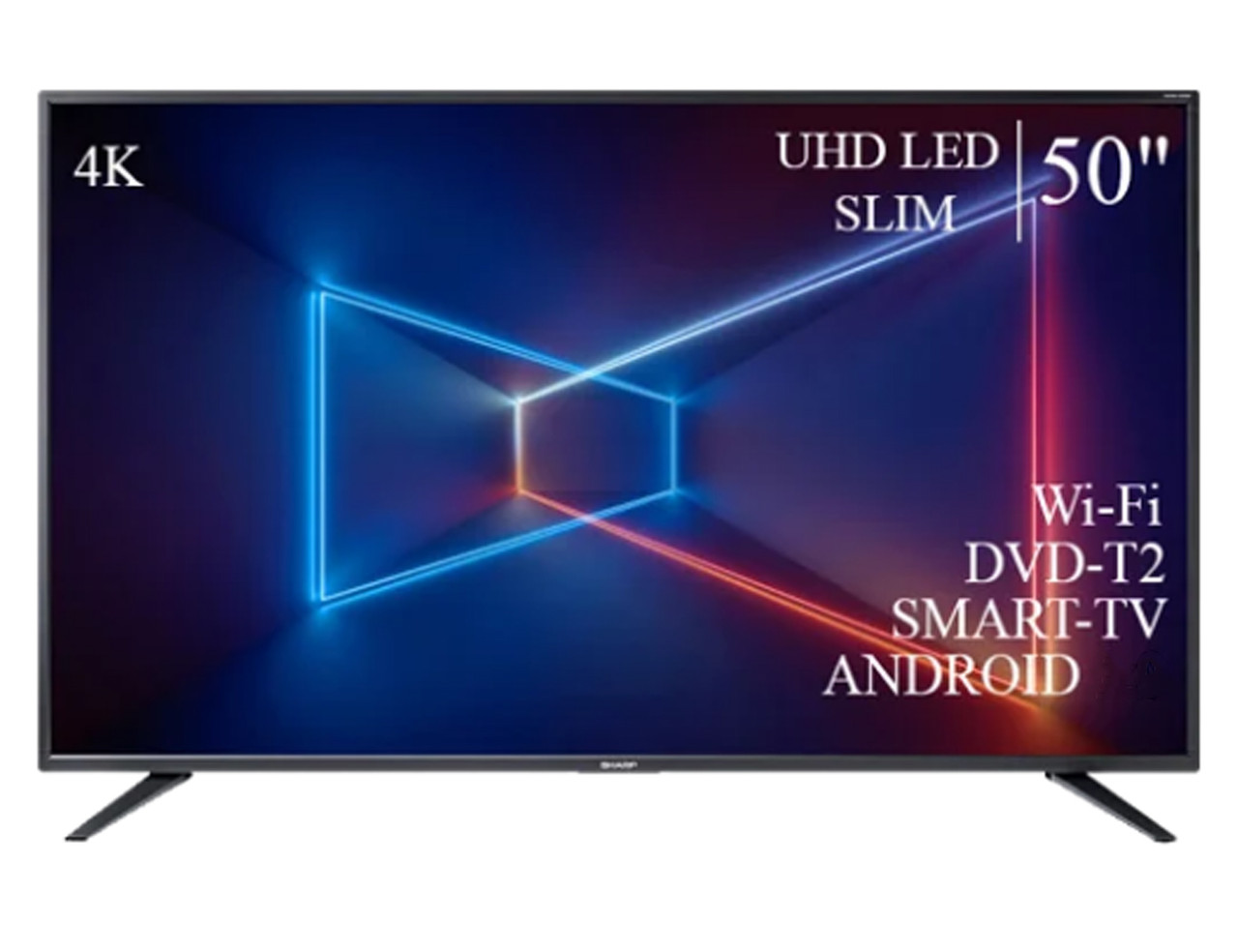 Купить Современный Телевизор Sharp 50" Smart-TV ULTRA HD T2 USB ...