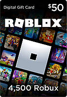 Roblox 50$ Gift Card | 4500 Robux — Купить Недорого на Bigl.ua (1407883224)