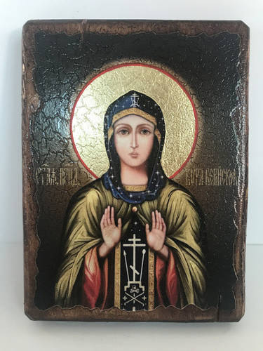 Икона Кира Преподобная (на дереве размер 17*23 см) (ID#1407905823 ...