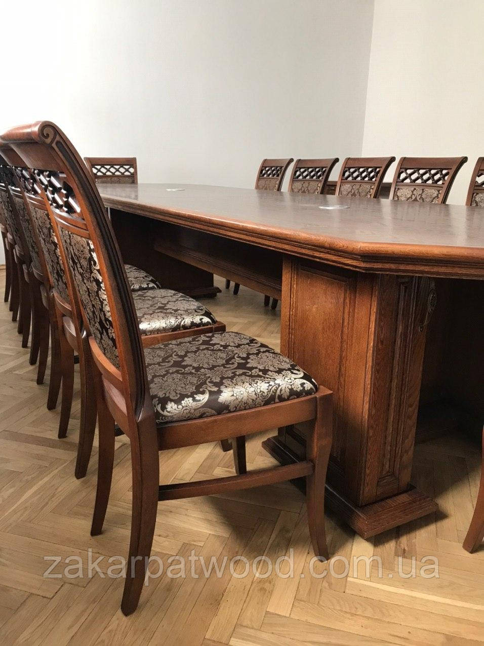 Офісна мебель масив дуба із елементами різьби: продаж, ціна у ...