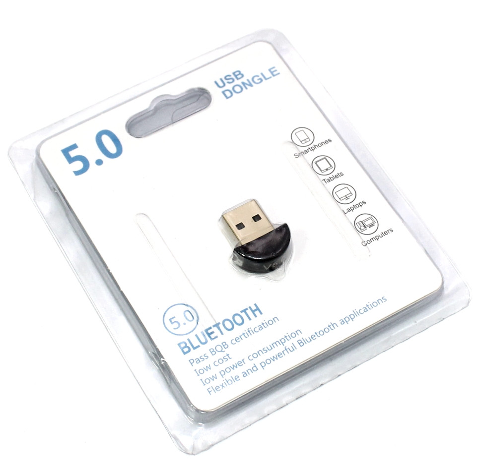 Внешний Bluetooth USB адаптер 5.0 для ПК и ноутбука Беспроводной модуль ...
