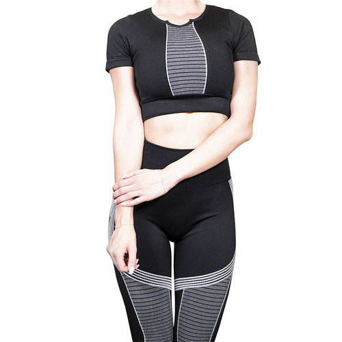 Купити Комплект жіночий лосини і топ Lesko Jane The Queen 101 Black ...