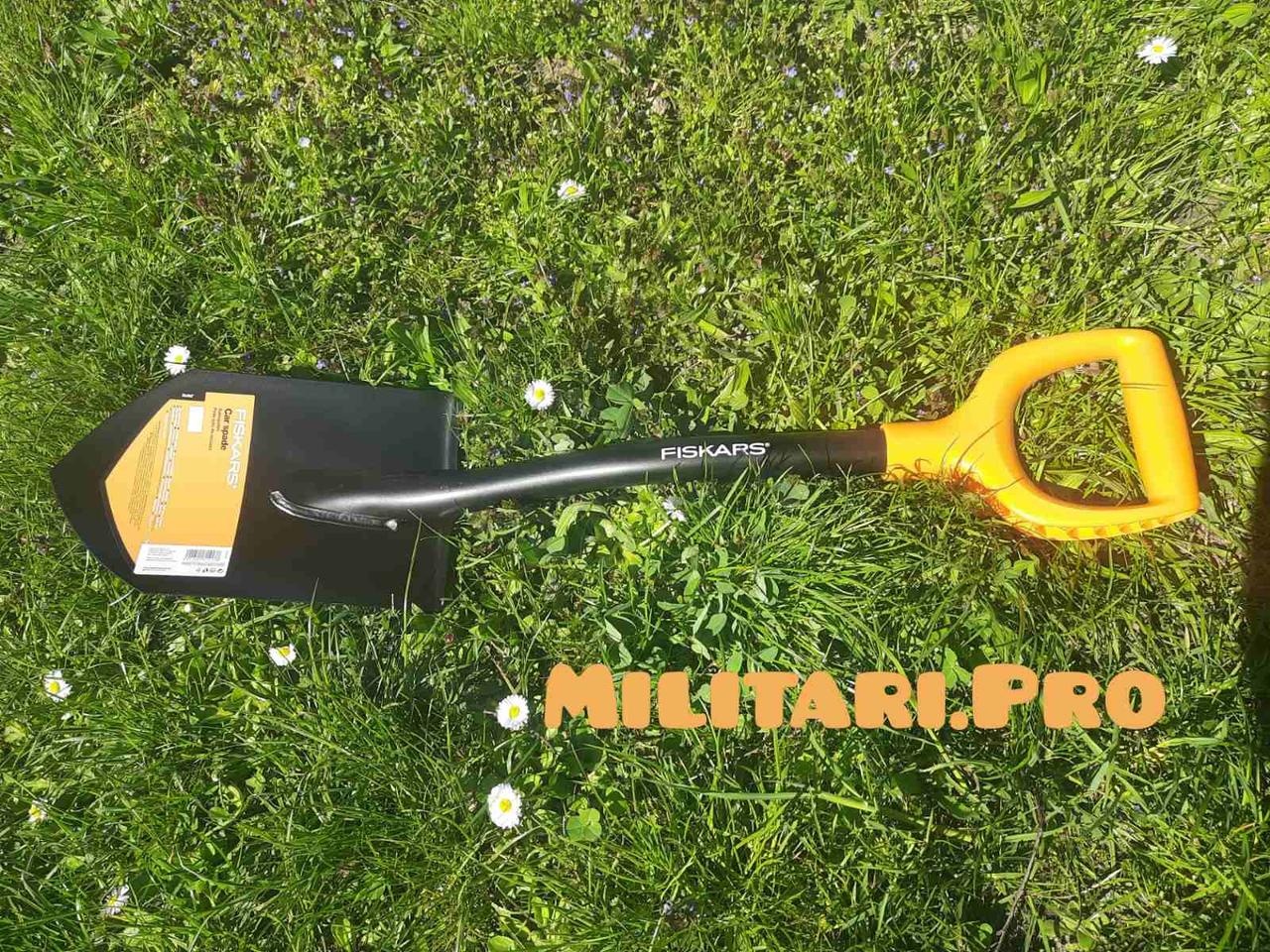Лопата саперна-автомобільна Fiskars Solid Car Spade Steel 131417 (1014809).Оригінал. (ID ...