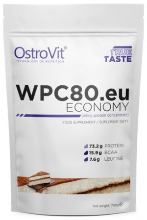 Сывороточный протеин OstroVit - WPC80.eu ECONOMY (700 грамм) купить в Украине — отзывы, цены