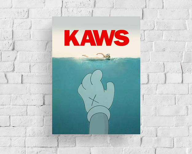 Плакат KAWS Ocean формат А3 без рам (ID#1410588469), цена: 225 ...