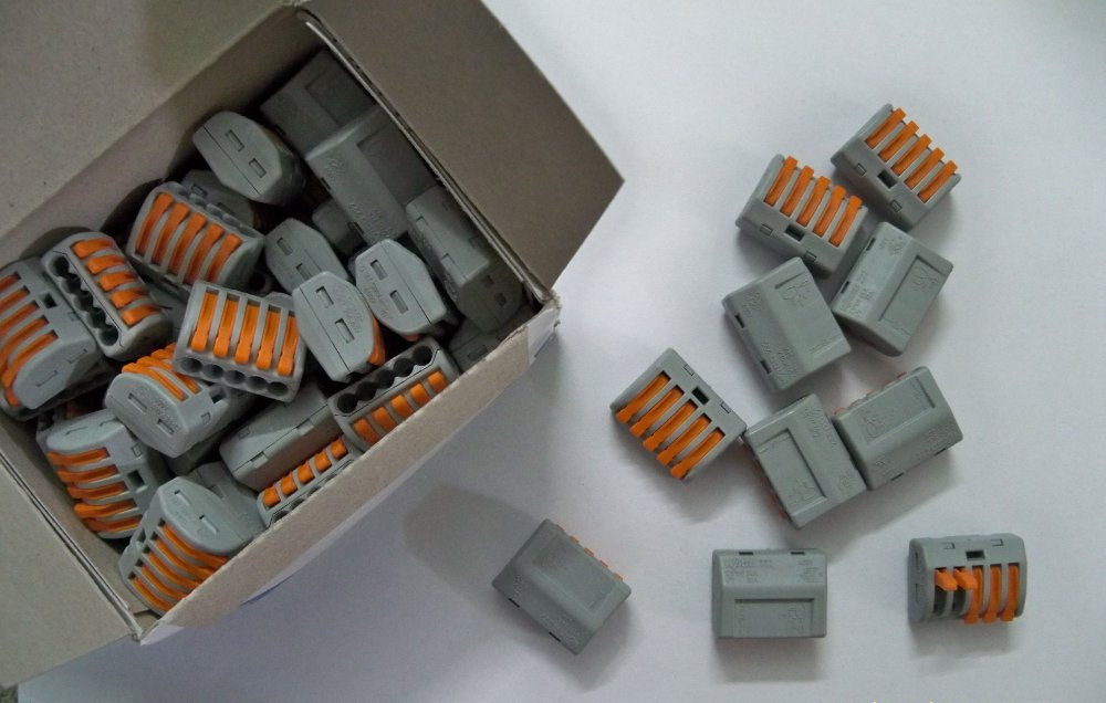 Клемма WAGO 222-415 на 5 проводов 0,08-2,5мм (Германия): продажа, цена ...