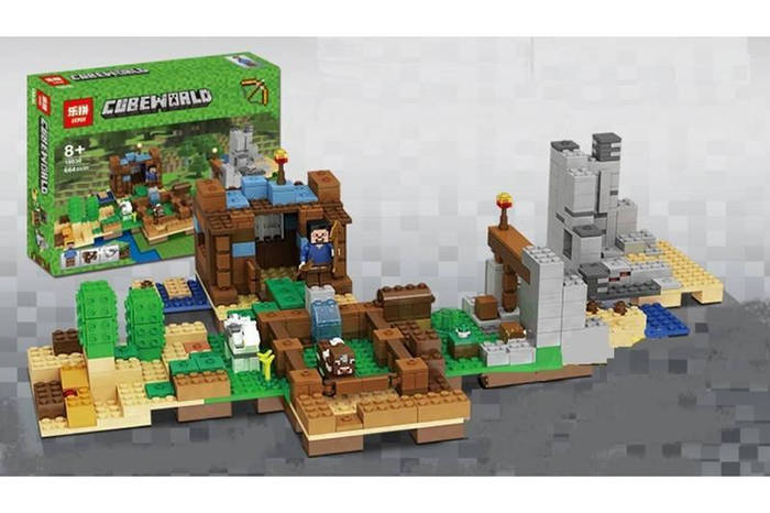 Конструктор Lepin 18030 "Верстак 2.0" Minecraft 664 деталей. (Аналог ...