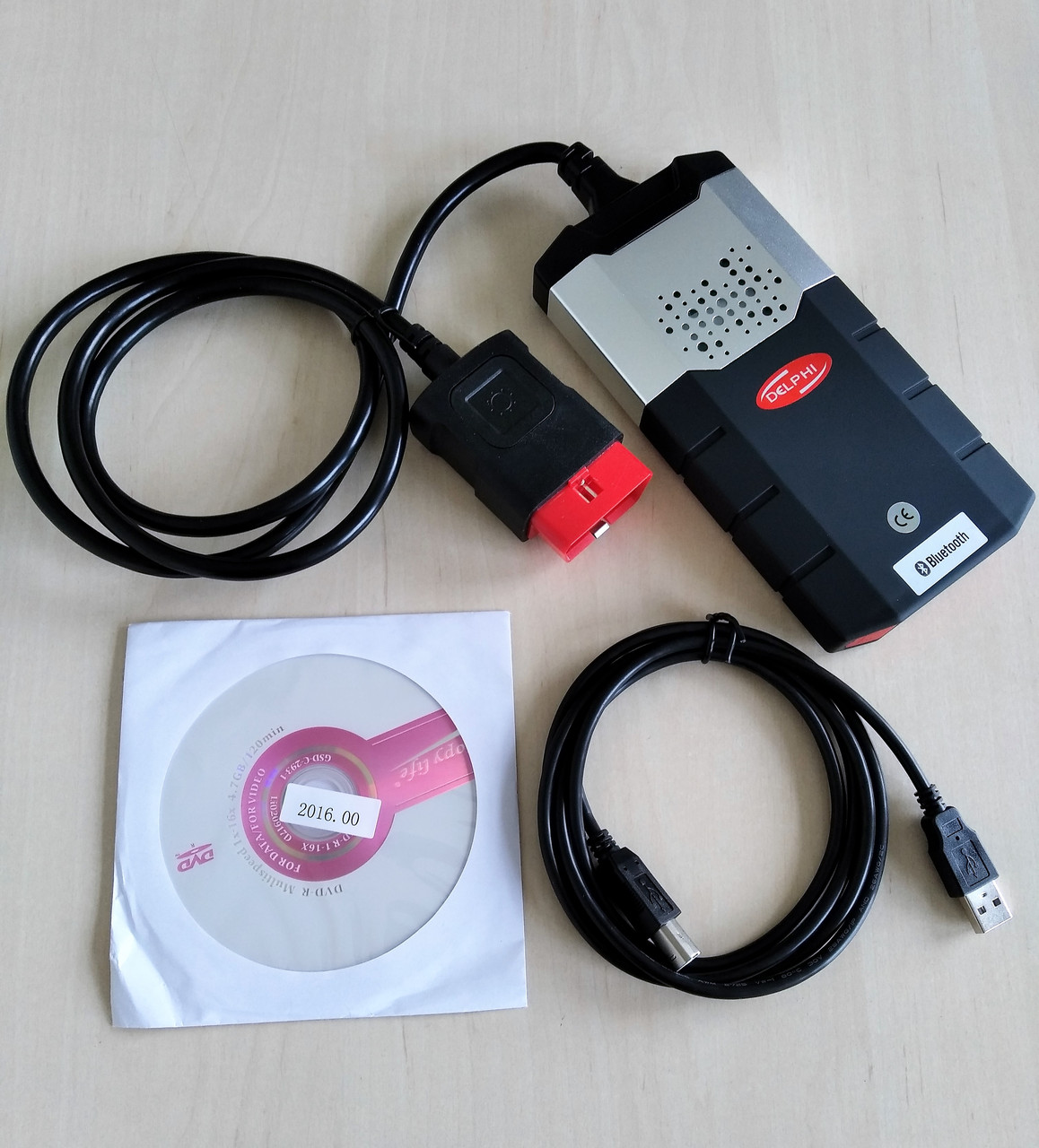 Купить Автосканер Delphi DS150E USB + Bluetooth, V3.0, OBD 2, двух ...