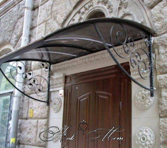 Навесы дверные металлические, цена — Prom.ua (ID#207671818)