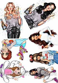 Вафельная Картинка "Инстаграм. Лайки. Лайк. Тик Ток. Ютуб - 4" А4 ...