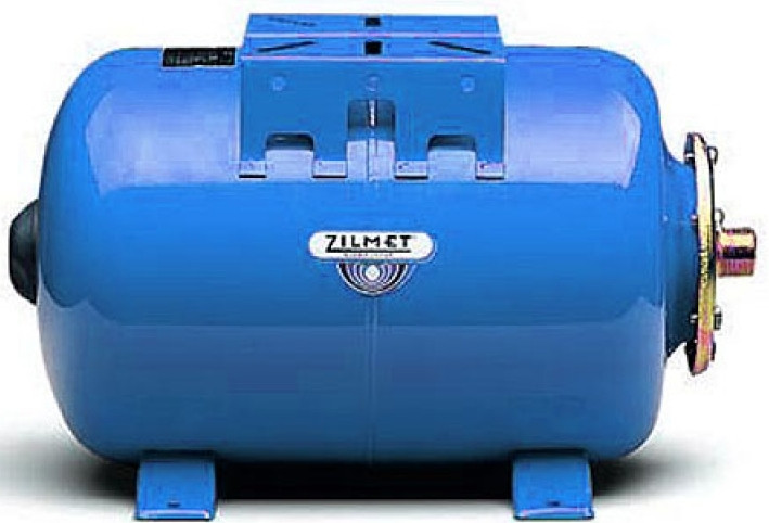 Розширювальний бак Zilmet Ultra-Pro для систем водопостачання 100 л 1"G горизонтальний Ø450 H ...