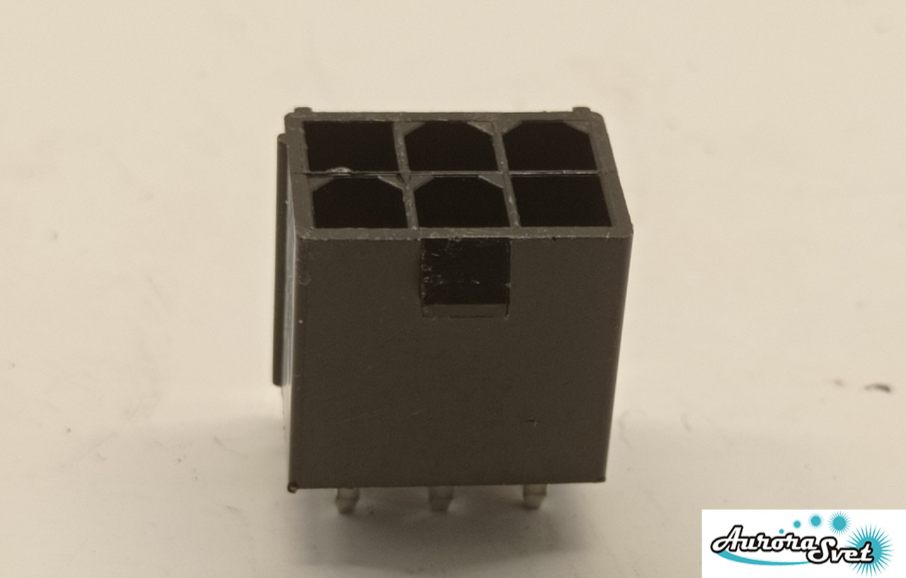 Купити Роз'єм 6pin Mini-Fit виделка + контакти, для живлення відеокарти ...