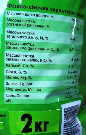 Удобрение "Курник" гранулированный, 2 кг (ID#548848960), цена: 54.65 ...