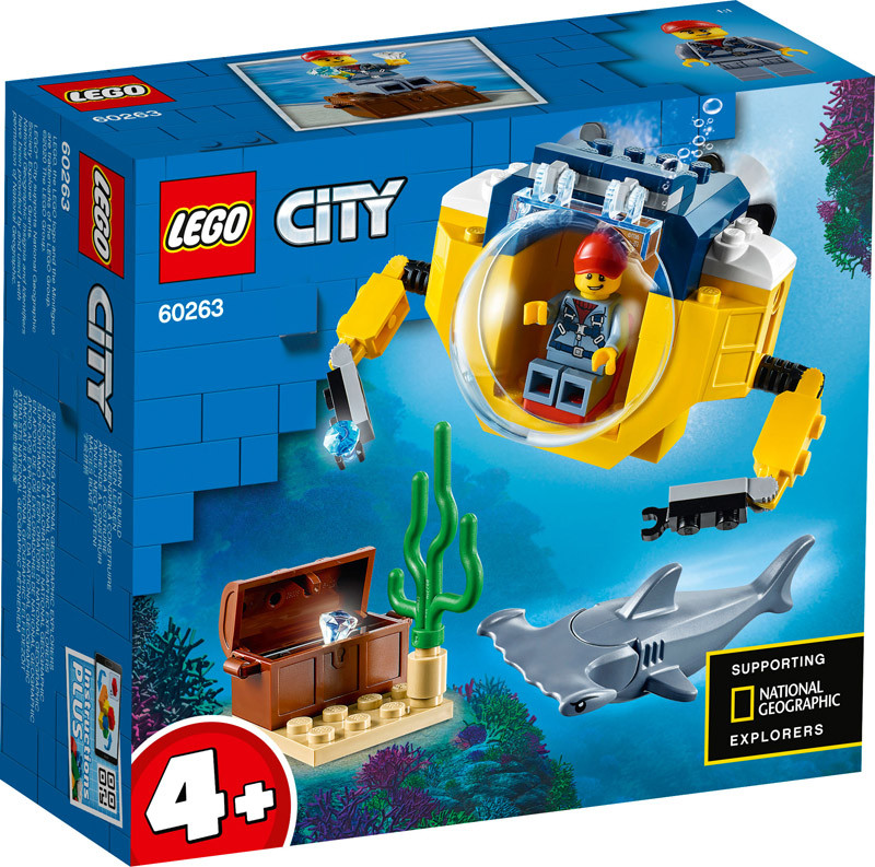 Конструктор LEGO City 60263 Океан: Мини-подлодка на 41 Деталь | Набор ...