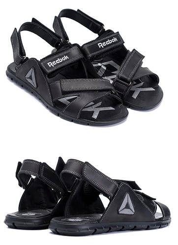 Мужские кожаные сандалии Reebok NS Grey . Мужские сандалии/шлёпанцы ...