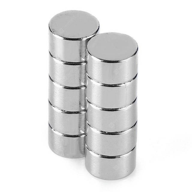 Неодимовые магниты 10x5 мм N35, 10 шт | Сильные круглые магниты для ...