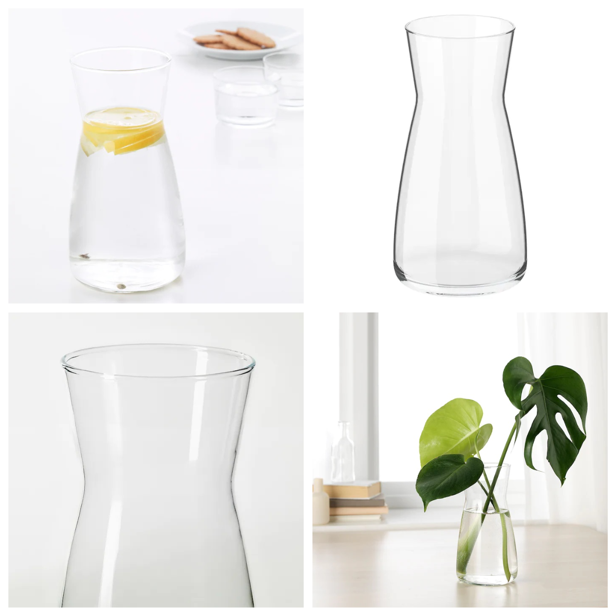 Купить Универсальный стеклянный графин для напитков 1 л IKEA KARAFF ...