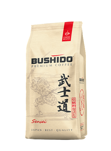 Кофе в зернах Бушидо Сенсей 100% арабика 227 грамм (ID#1416273669 ...