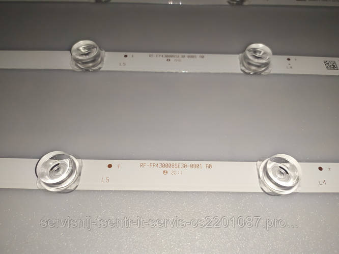 LED підсвічування RF-FP430008SE30-0801 A0 (70401-01023) для телевізора ...