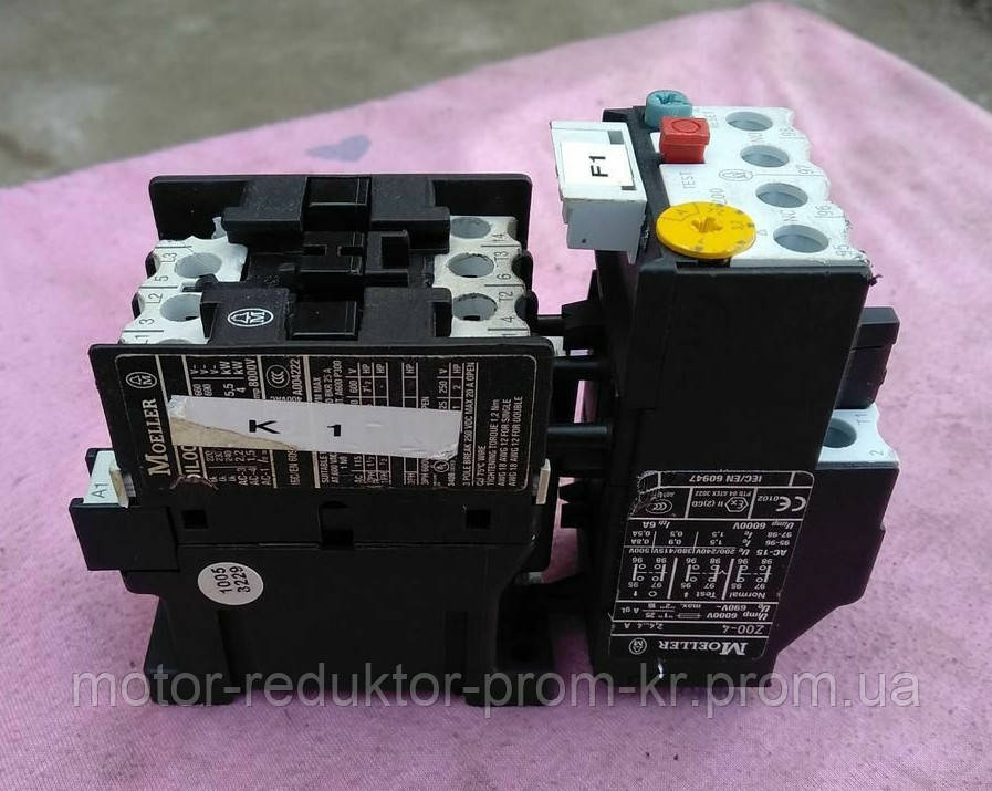 Купить Контактор Пускатель Мoeller DIL00M-10 на 10 А катушка 220 В ...
