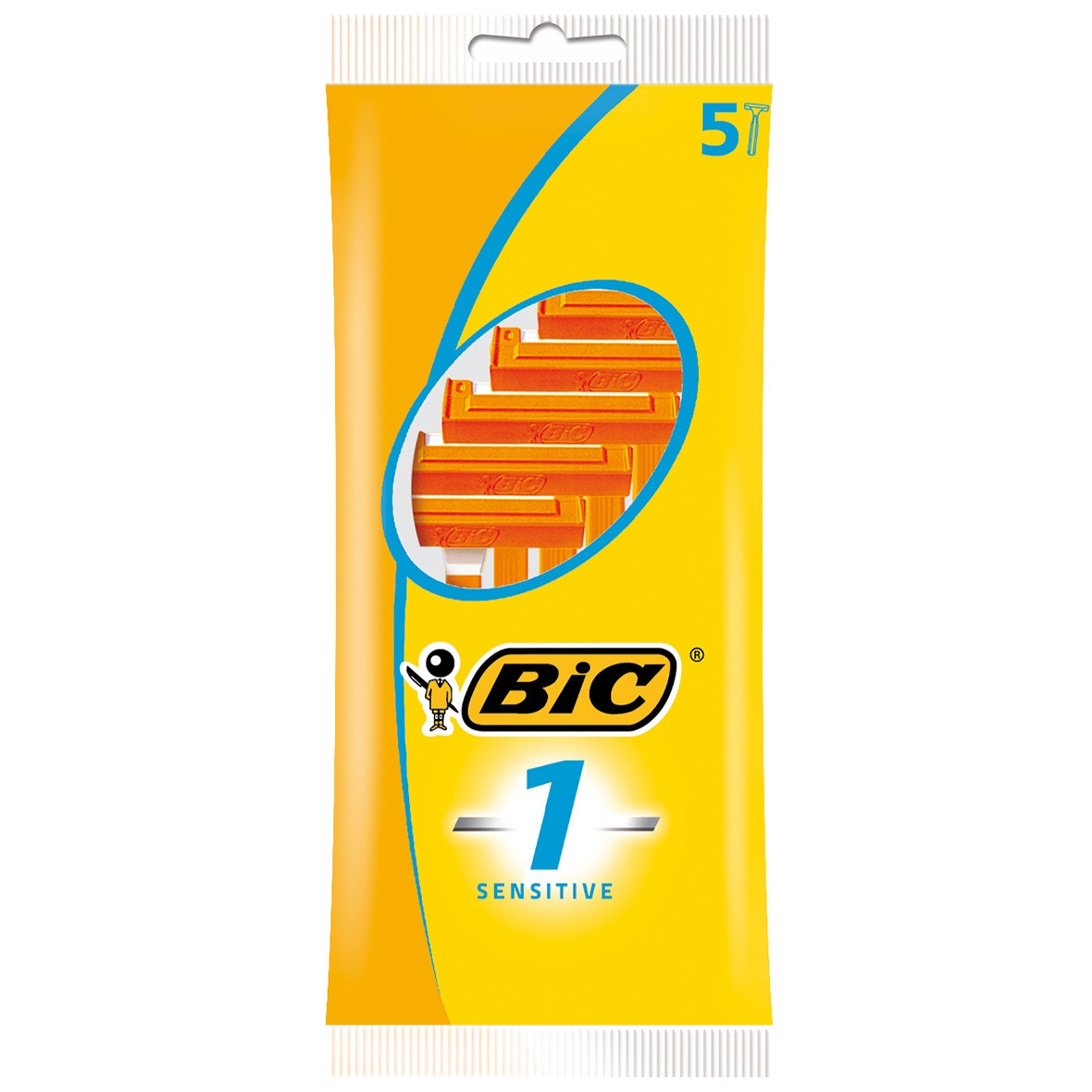 Одноразовые бритвенные станки BIC 1 Sensitive (5шт.) от интернет ...