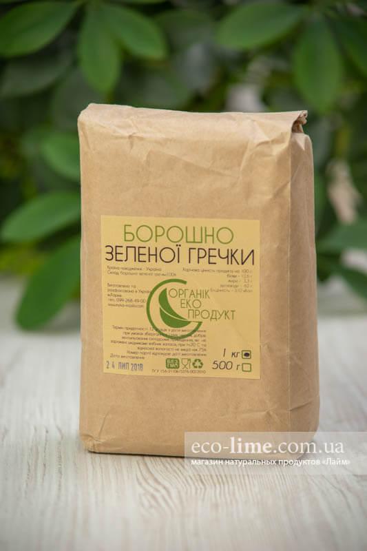 Мука Зеленой Гречки ОрганикЭкоПродукт, 1кг — Купить Недорого на Bigl.ua ...