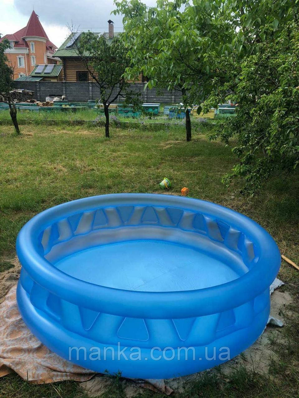 Intex Басейн 58431 NP "Літальна тарілка" розміром 188х46 см, об'єм ...