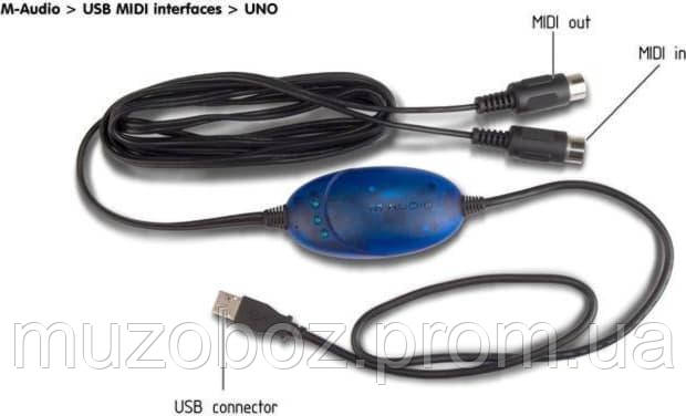 Купить MIDI интерфейс M-Audio USB Uno, цена 924 грн — Prom.ua (ID ...