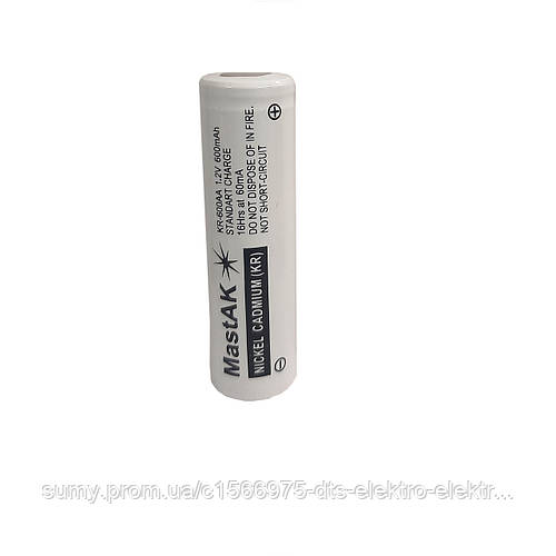 MastAK AA 600 mAh NI-Cd 1,2V (ID#571087154), цена: 55 ₴, купить на Prom.ua