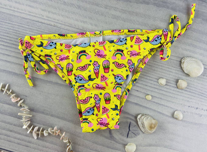 Плавки для дівчаток Веселка жовтий 14-102 4 роки, зріст 104 см, ціна 89 ...