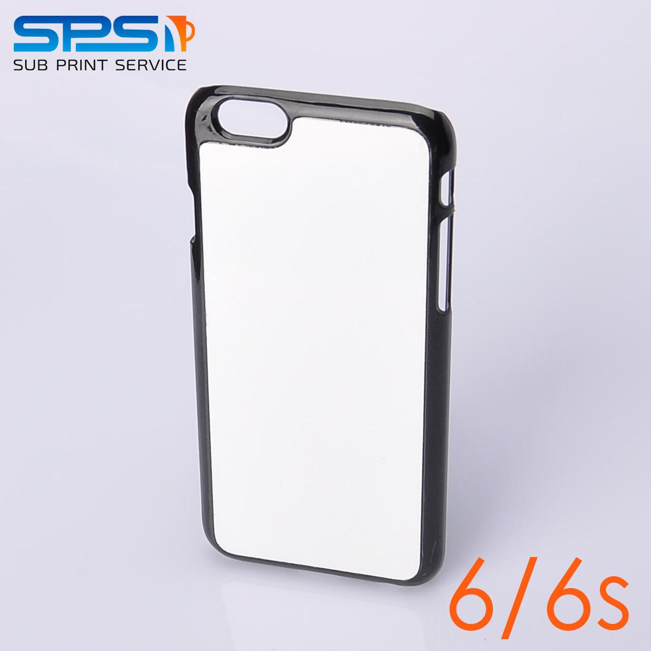 Купить Чехол для сублимации 2D iPhone 6/6s пластик (черный), цена 27.50 ...