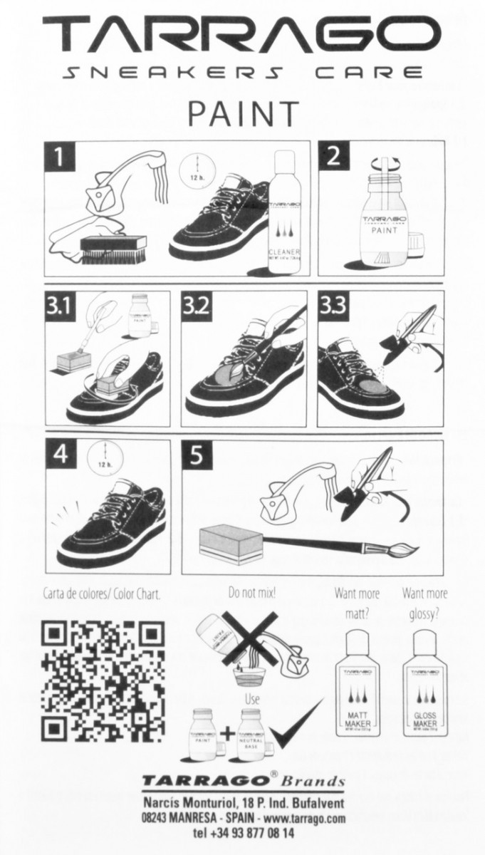 Купить Краска для кроссовок бледно-розовая Tarrago Sneakers Paint, 25 ...
