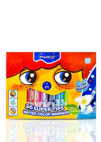 Фломастери Marco Ultra Washable 36 кольорів 1630-36CB (ID#1421052198 ...