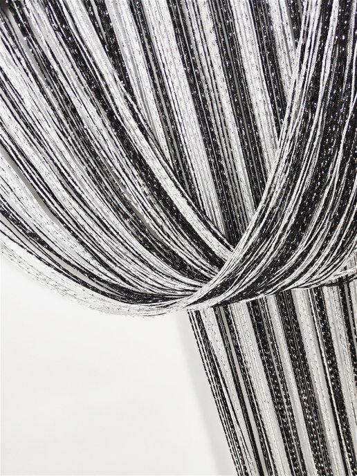 Шторы Нити Радуга Дождь, Нитяные Шторы Радуга с Люрексом — Купить ...