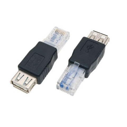 Купити Перехідник RJ45 на USB 2.0 AF з доставкою по Україні ...