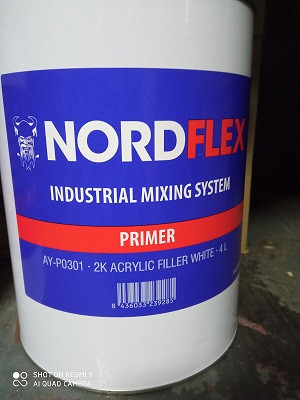 Двухкомпонентная акриловая краска NORDFLEX AY-B0301 2K 25 л (16 кг ...