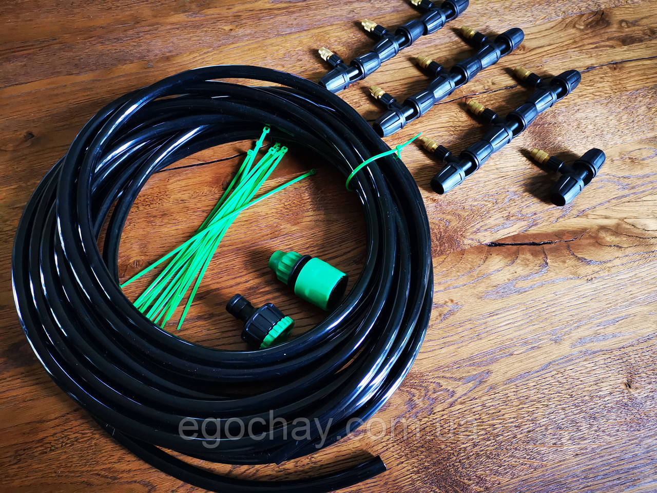 Система Полива Туман, Спрей, Гибкий Шланг 8/12 Мм- 10м,20м,50м,100, 200 ...