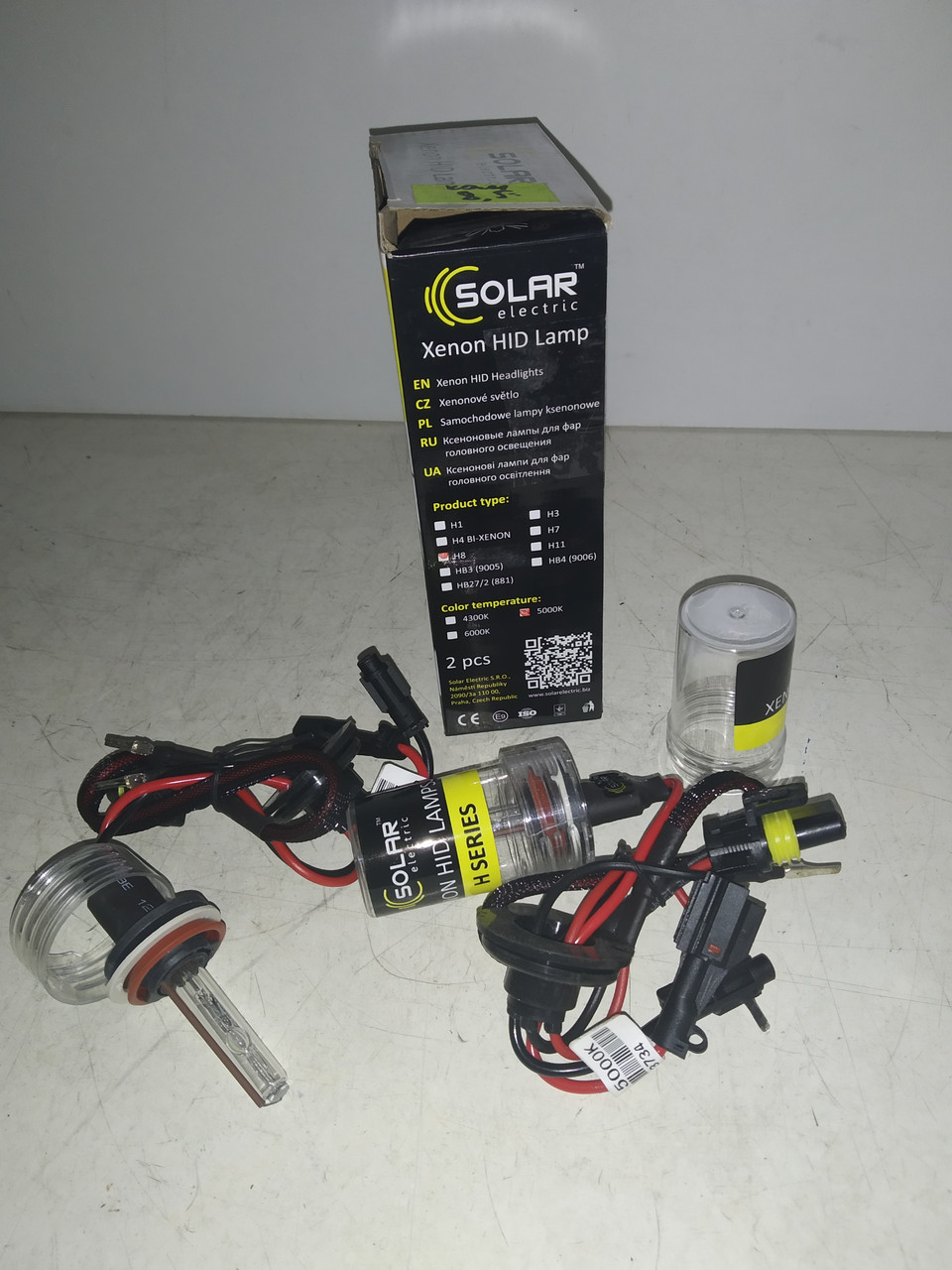Ксеноновые лампы SOLAR H8 5000K (ID#834018377), цена: 250 ₴, купить на ...