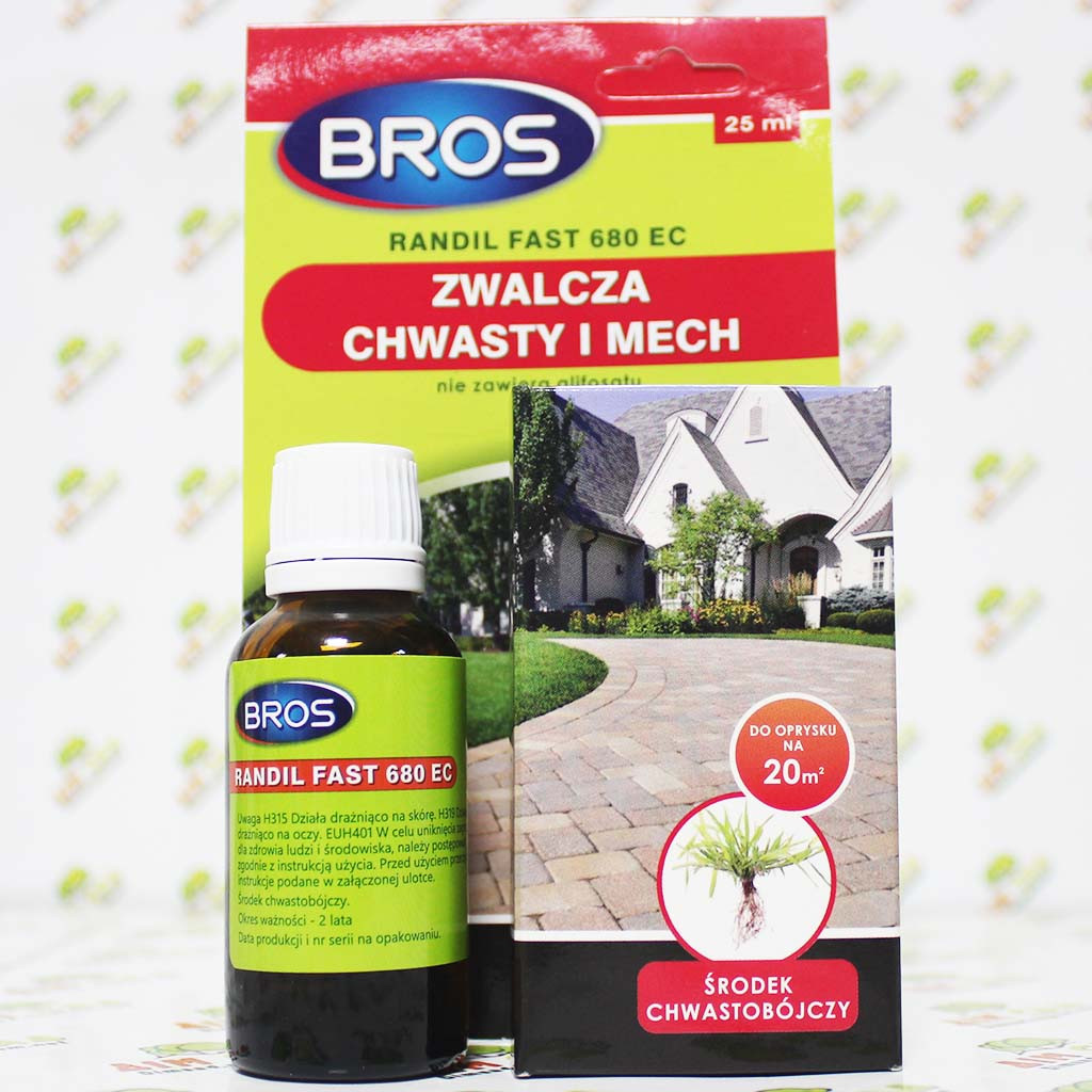 Bros Средство от сорняков и мхов Randil Fast 680 EC, 25мл: продажа ...
