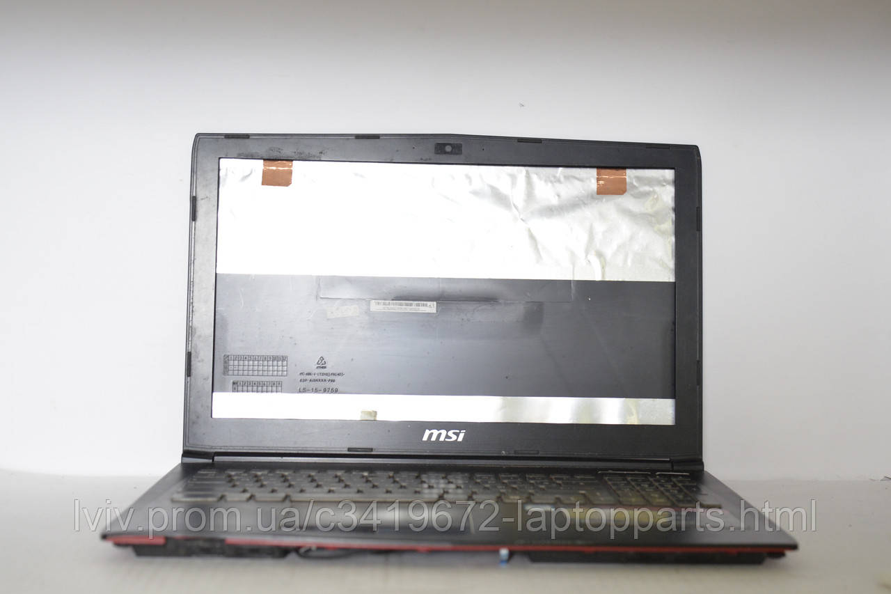 Корпус Ноутбука MSI GP62 6QF (MS-16J5) на Разбор — Купить Недорого на ...