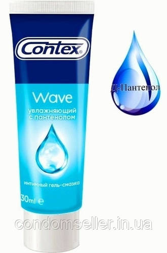 Купити Гель-змащення Contex WAVE зволожуюча з пантенолом. 30 мл, ціна 115 ₴ - Prom.ua (ID ...