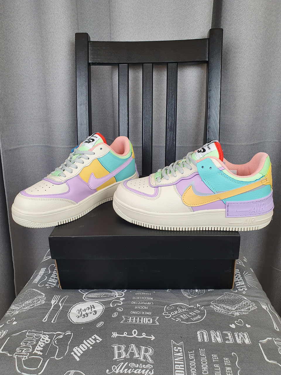 Nike Air Force 1 Shadow Pale Ivory разноцветные кроссы женские ...