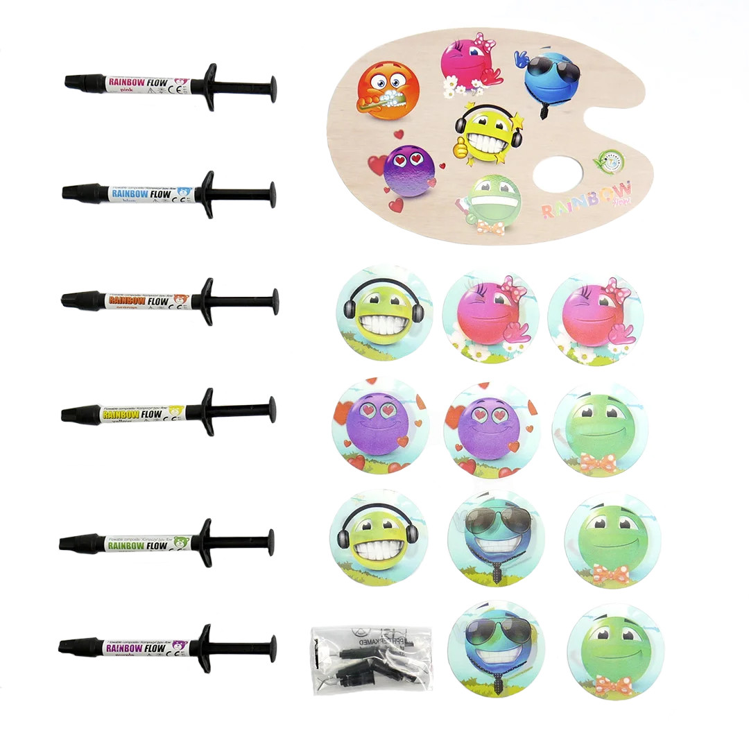 Rainbow flow (Мосту флоу), набір 6 шприців, фотополімерний матеріал ...