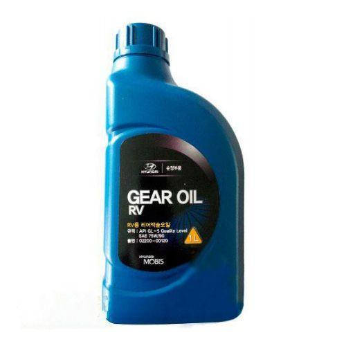 Трансмиссионное масло Mobis Gear Oil RV 75W-90 GL-5 1л (0220000120 ...