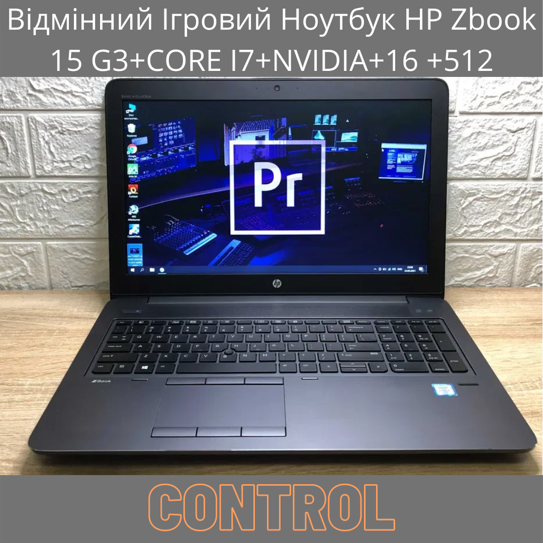 Відмінний Ігровий Ноутбук HP Zbook 15 G3+CORE I7+NVIDIA+16 +512 ...
