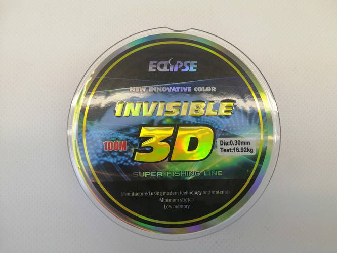 Купить Леска ECLIPSE INVISIBLE 3D 100m 0.30mm, цена 90.80 ₴ — Prom.ua ...