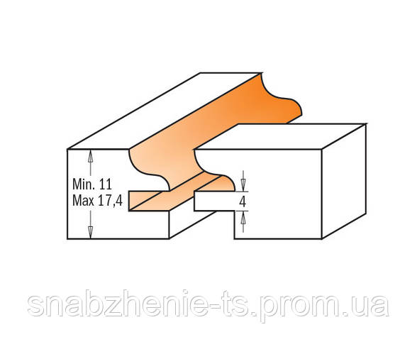 Купить Фреза комплект мебельная обвязка малая 31,75 x 67 мм, хвостовик ...