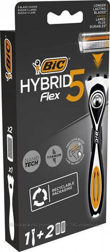 Бик станок для бритья Flex 5 Hybrid + 2 лезвия, цена 217 грн — Prom.ua ...